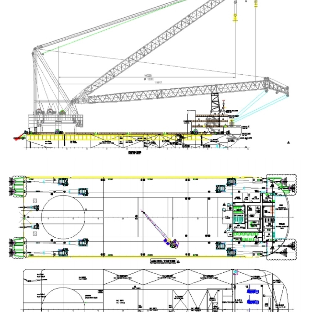 DLB DERRICK LAY CRANE WORK BARGE – Sale And Purchase- Vessels